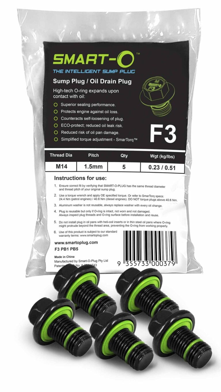 SMART-O Poly Bag Sump Plug 5X F3PB1PB5 - Smart-O-Plug